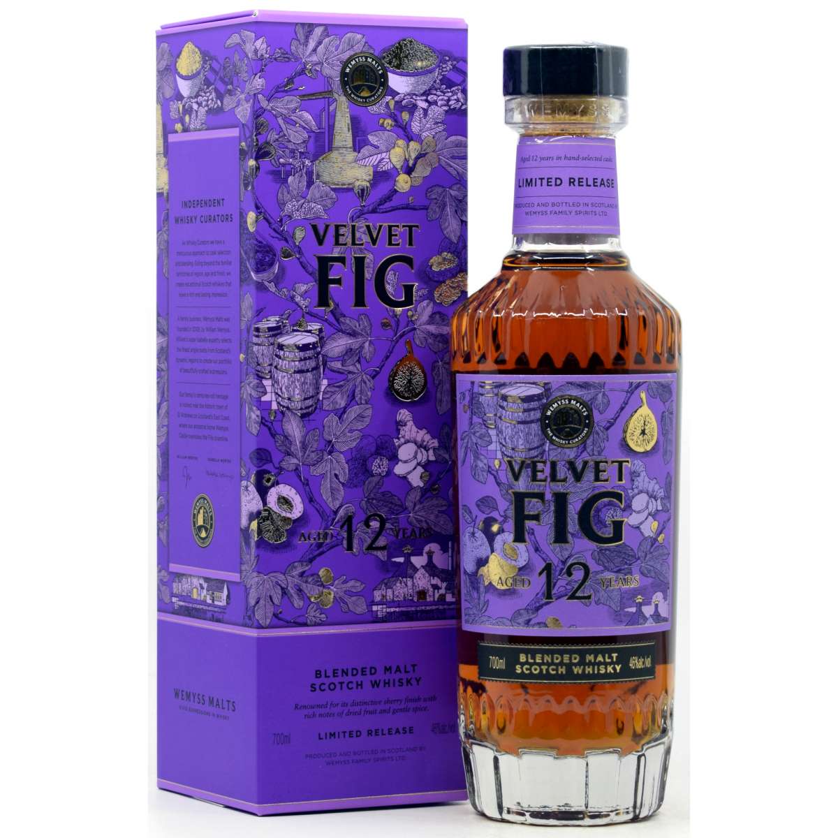 Velvet Fig 12 Jahre Sherry Cask Wemyss Malts 46% vol. - hier kaufen ...