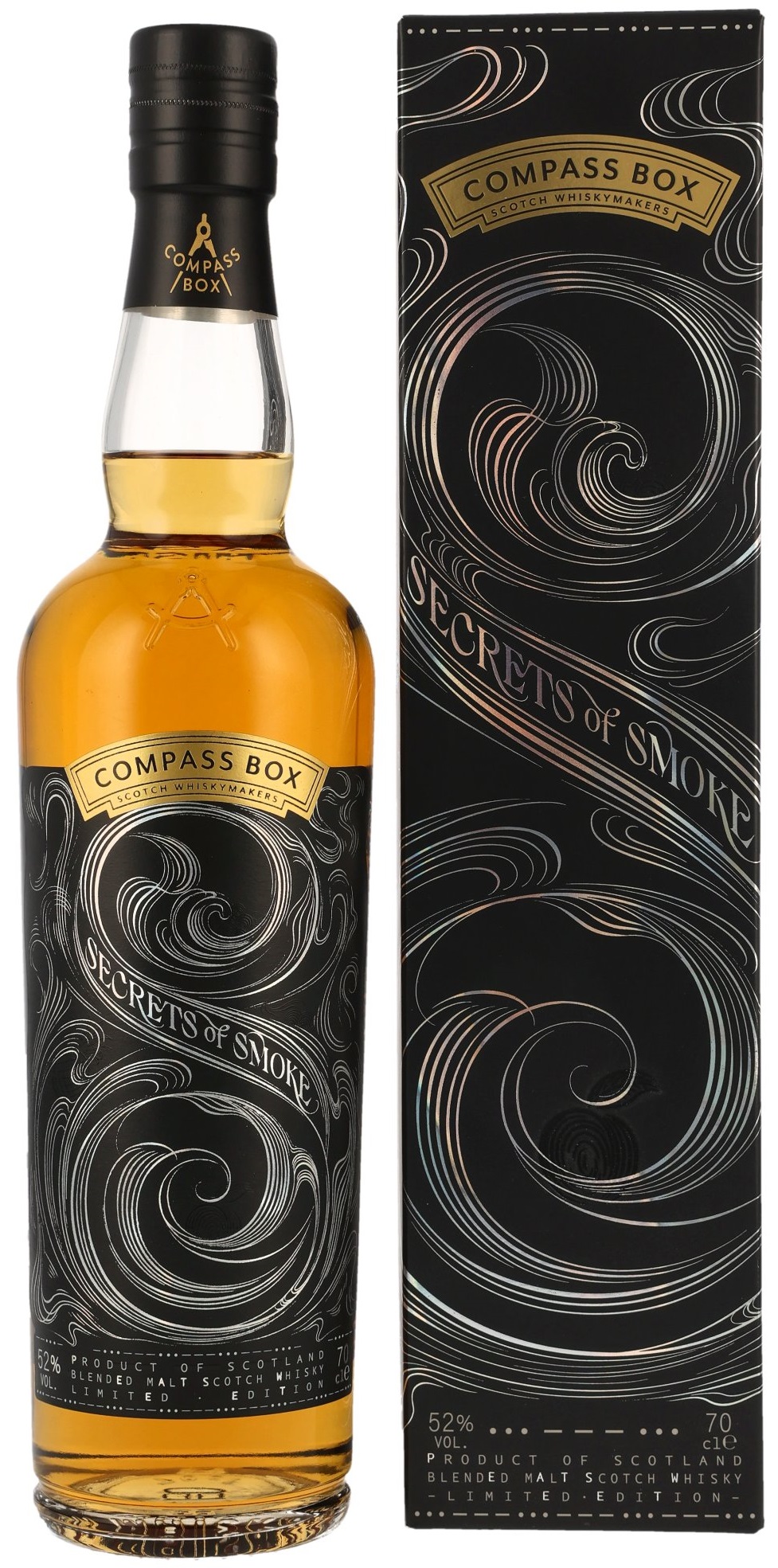 Compass Box Secrets of Smoke 52% vol. - hier kaufen! | deinwhisky.de ...