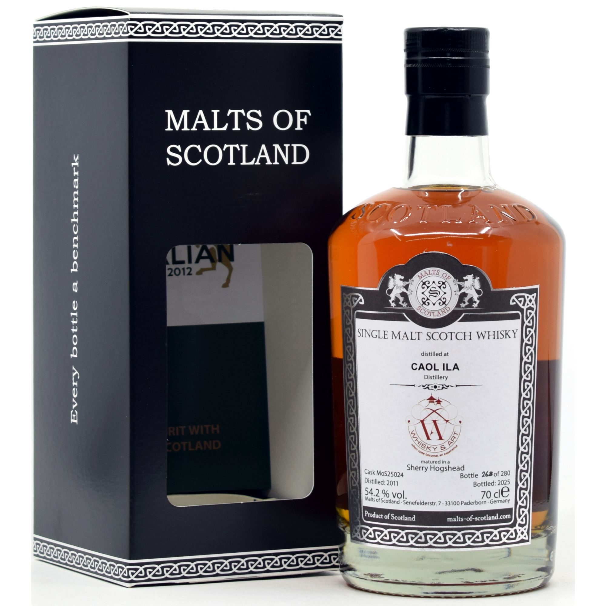 Caol Ila 2011/2025 Sherry Cask Malts of Scotland + Whisky & Art 54,2% ...