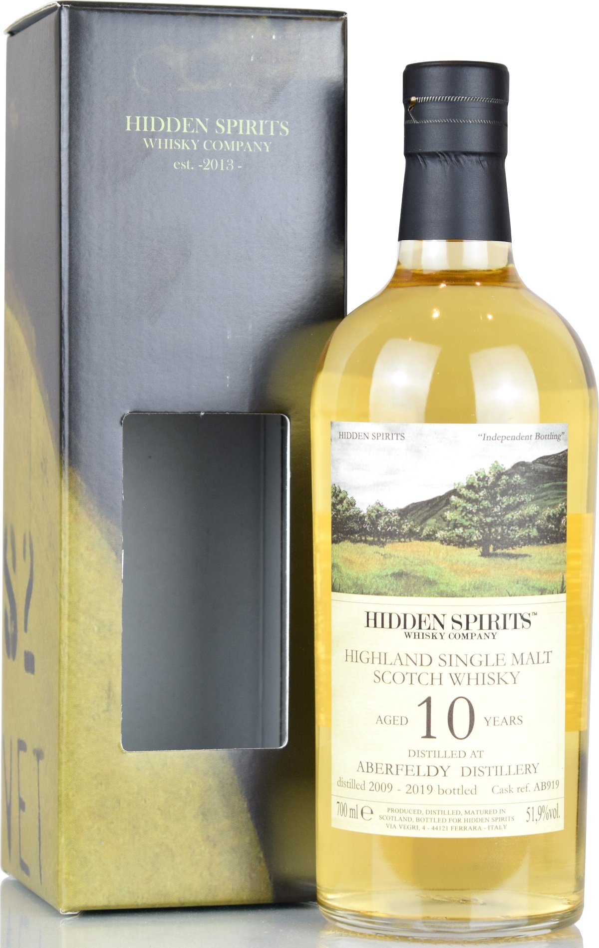 Aberfeldy 10 Jahre 2009/2019 Hidden Spirits Highproof 51,9% vol. - hier ...