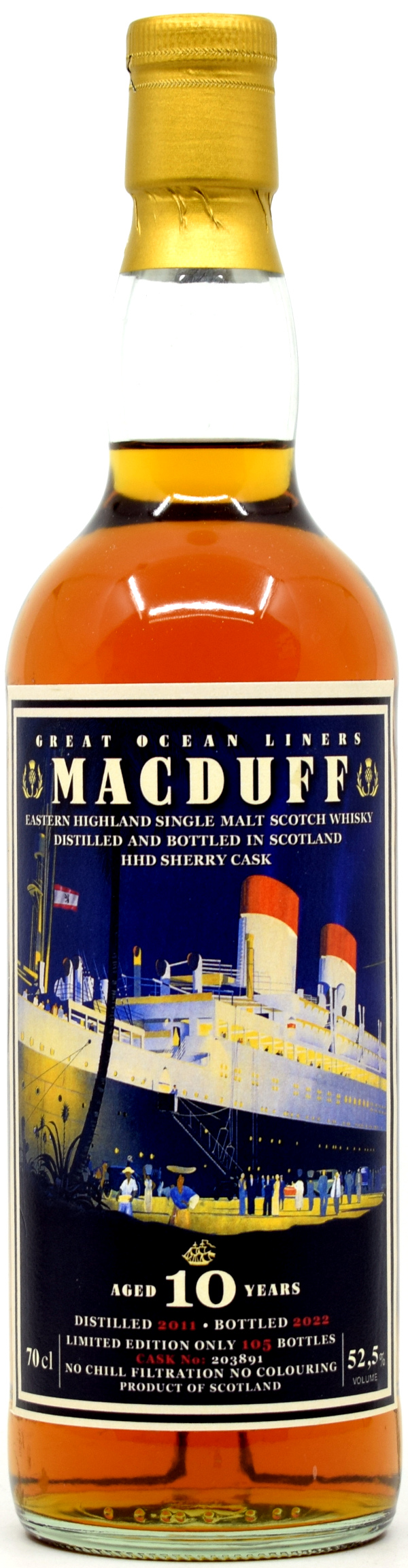 Macduff 10 Jahre 2011/2022 Sherry Cask Jack Wiebers Great Ocean Liners ...