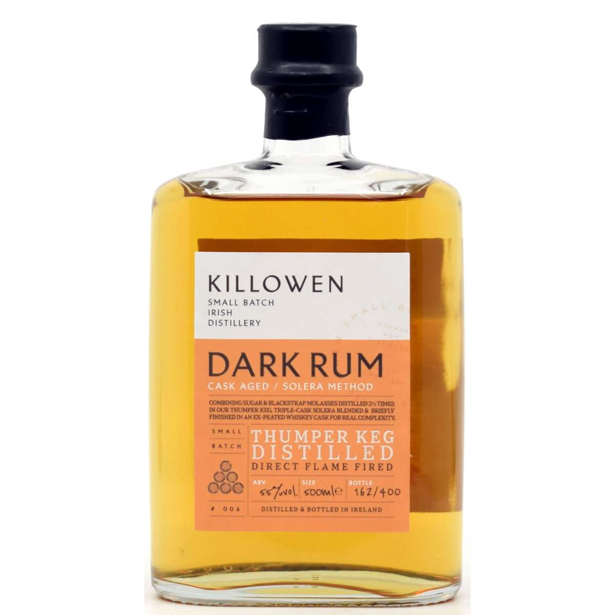 Killowen Solera Cask Aged Dark Rum 55% vol. - hier kaufen! | deinwhisky ...