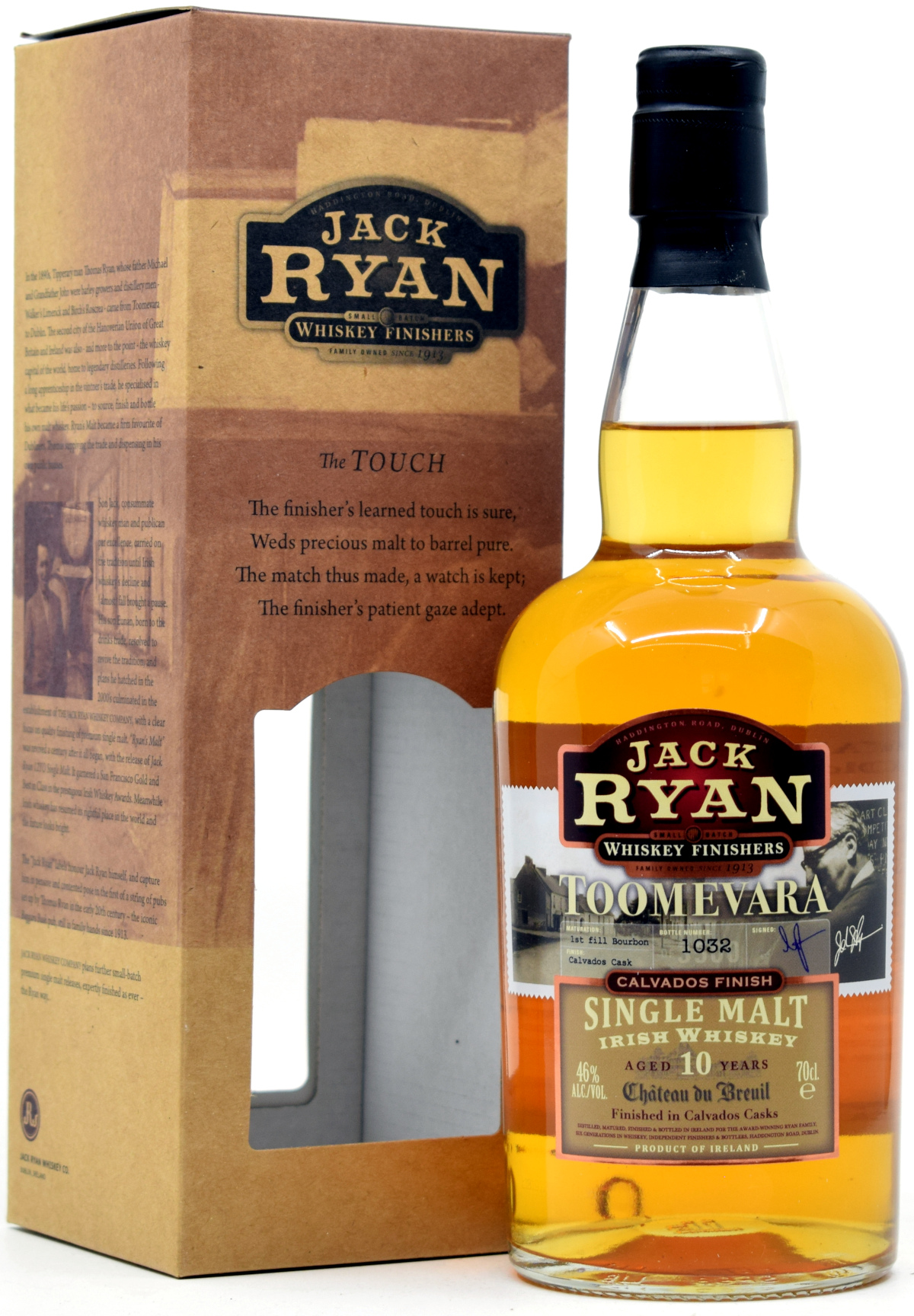 Jack Ryan Toomevara 10 Jahre Calvados Cask Irish Whiskey 46% vol ...