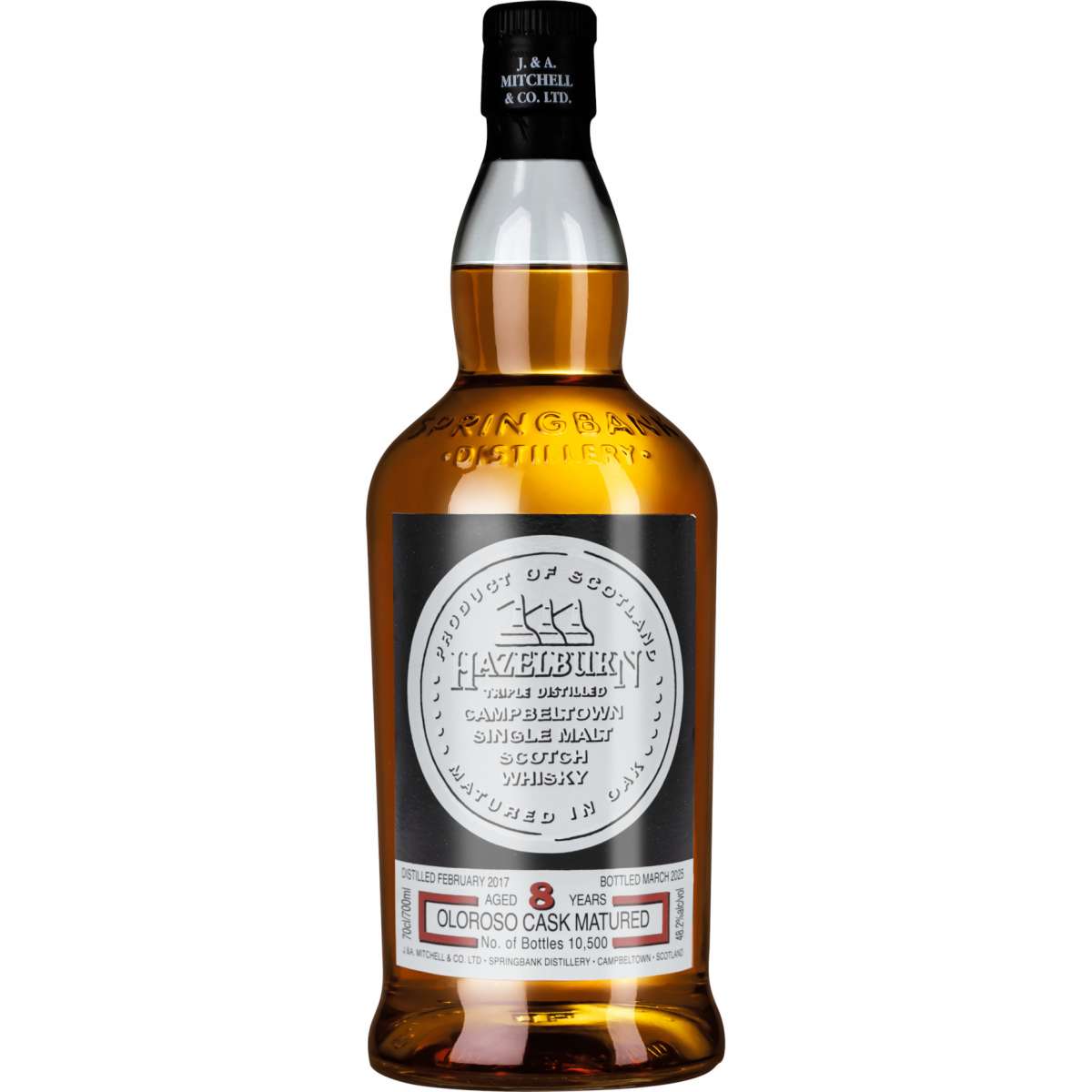 Hazelburn 8 Jahre Oloroso Sherry Cask Release 2025 48,2% vol. - hier ...
